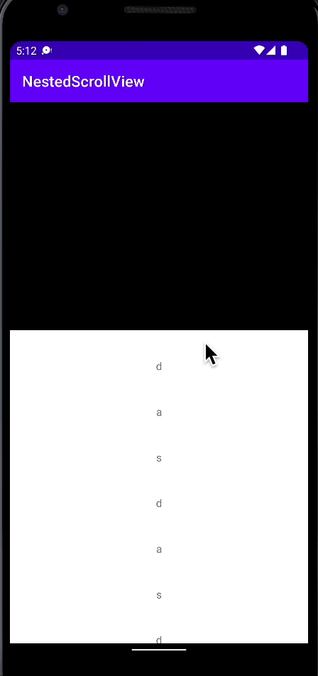 안드로이드 NestedScrollView(스크롤 시 다른 레이아웃 사라지게 내리기)를 사용해보자